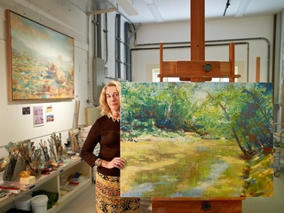 Andre Johnson feasts like a king, Barbara Hines paints for the bayo ...